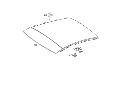 Panoramic Roof for 2014 Mercedes-Benz CLA 250 | Mercedes-Benz Parts
