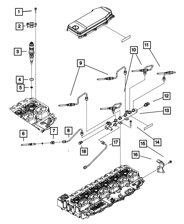2003-2022 Mopar Fuel Injector Retainer 68441874AA | My Mopar Parts