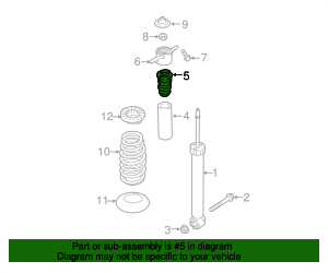 55326-G3AA0 - Jounce Bumper 2018-2021 Hyundai | AutoNationParts.com