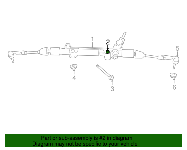 2007-2012 Mopar Gear Assembly Bushing 52125364AB | TascaParts.com