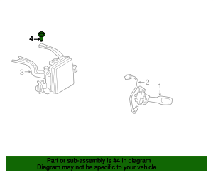 2014-2024 Toyota Combo Lamp Assembly Screw 90119-A0046 | Toyota Parts ...