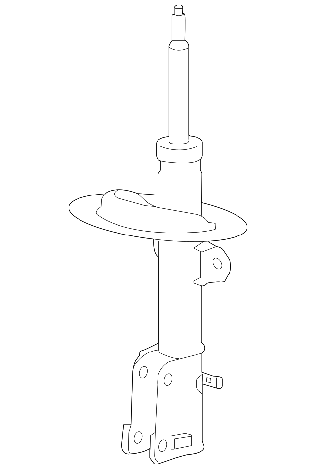 2011-2012 Dodge Journey Strut - Driver's Side (LH) 68148549AA ...