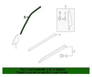 32237244 - Door Reveal Molding - 2018-2020 Volvo XC60 | Volvo OEM Parts ...
