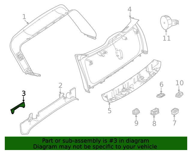 167-694-08-00 - Cover 2020 Mercedes-Benz | Mercedes-Benz USA Parts