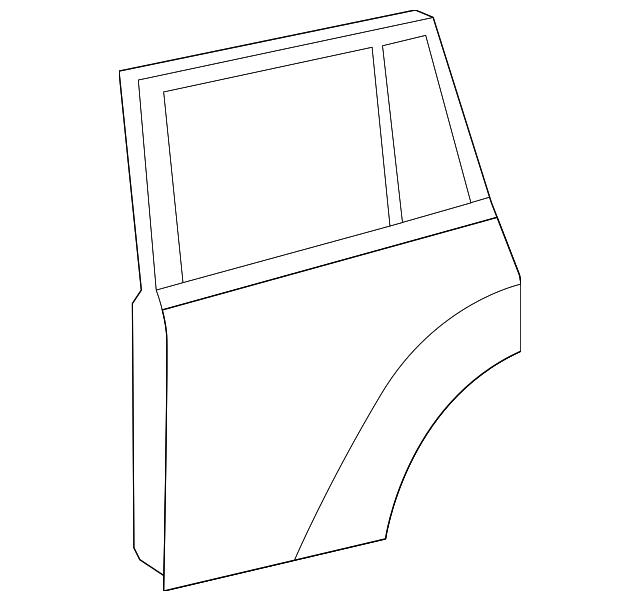 2008-2013 Toyota Highlander Door Shell 67003-0E060 | Toyota Parts Center