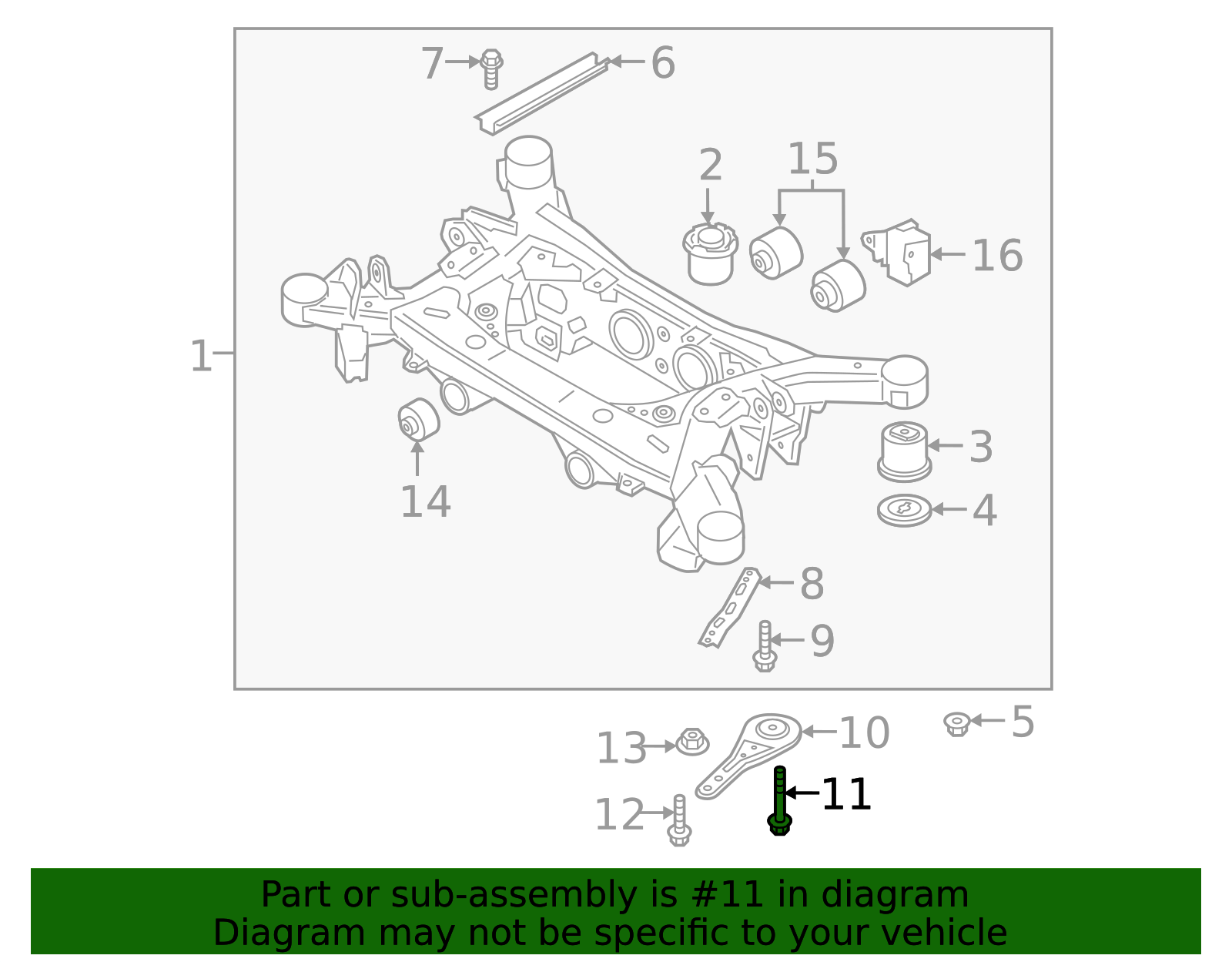2010-2023 Hyundai Stay Bracket Bolt 55448-3M000 | Retail Performance ...