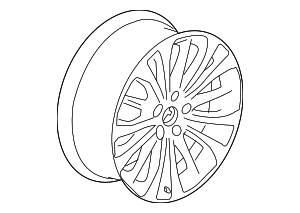 2017-2019 Buick LaCrosse 18x8-Inch Aluminum Wheel 22976144 GM ...