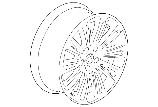 2017-2019 Buick LaCrosse 18x8-Inch Aluminum Wheel 22976143 GM ...