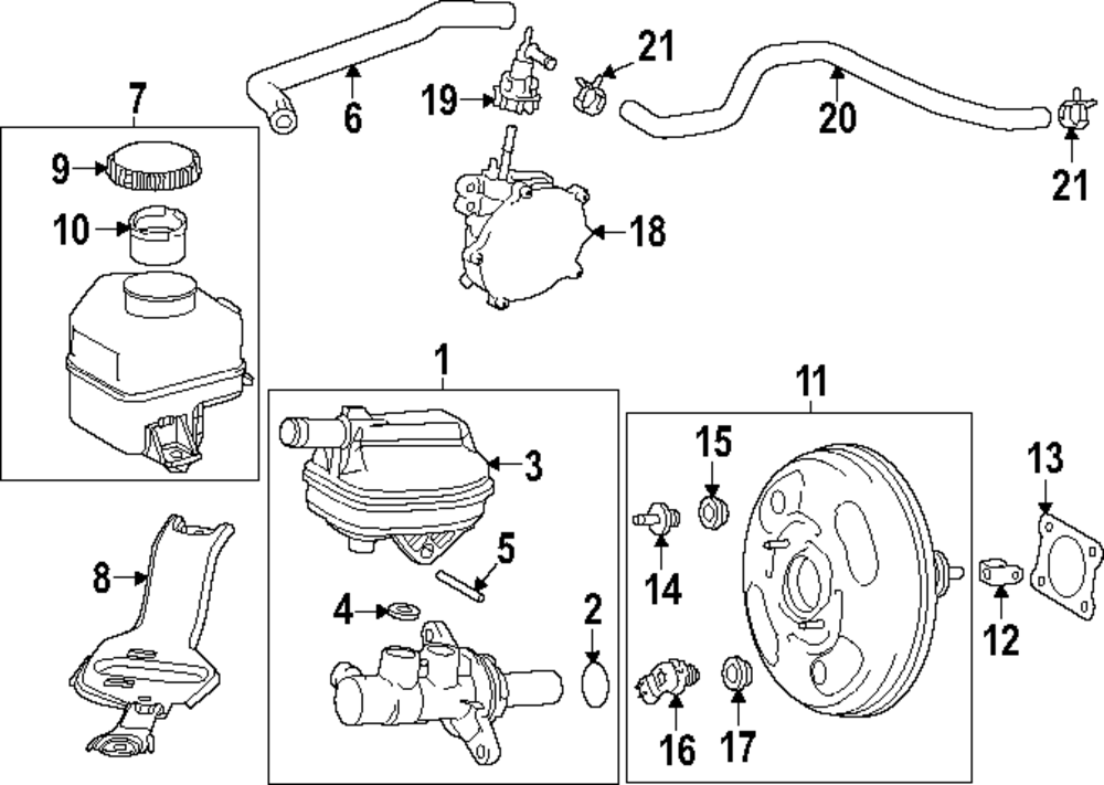 2023-2025 Lexus RX350 Master Cylinder Reservoir 47220-48330 | Retail Performance Auto Parts