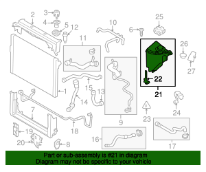 17137601948 - 2009-2017 BMW Expansion Tank (17-13-7-601-948) | Parts ...