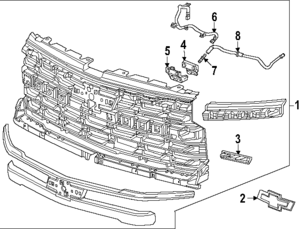 85132934 - Washer Hose 2022-2023 GM | Chevrolet Parts Direct