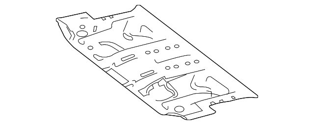 251-610-02-55 - Rear Floor Pan 2006-2012 Mercedes-Benz | Mercedes-Benz ...