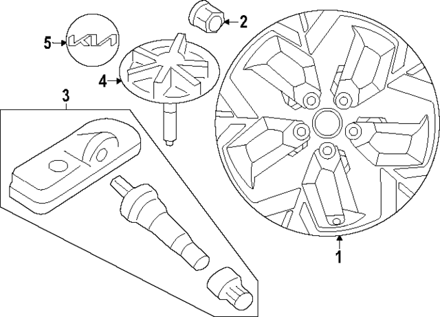 52910-AO000 - Wheel 2023-2024 Kia Niro EV | Kia.Parts Store