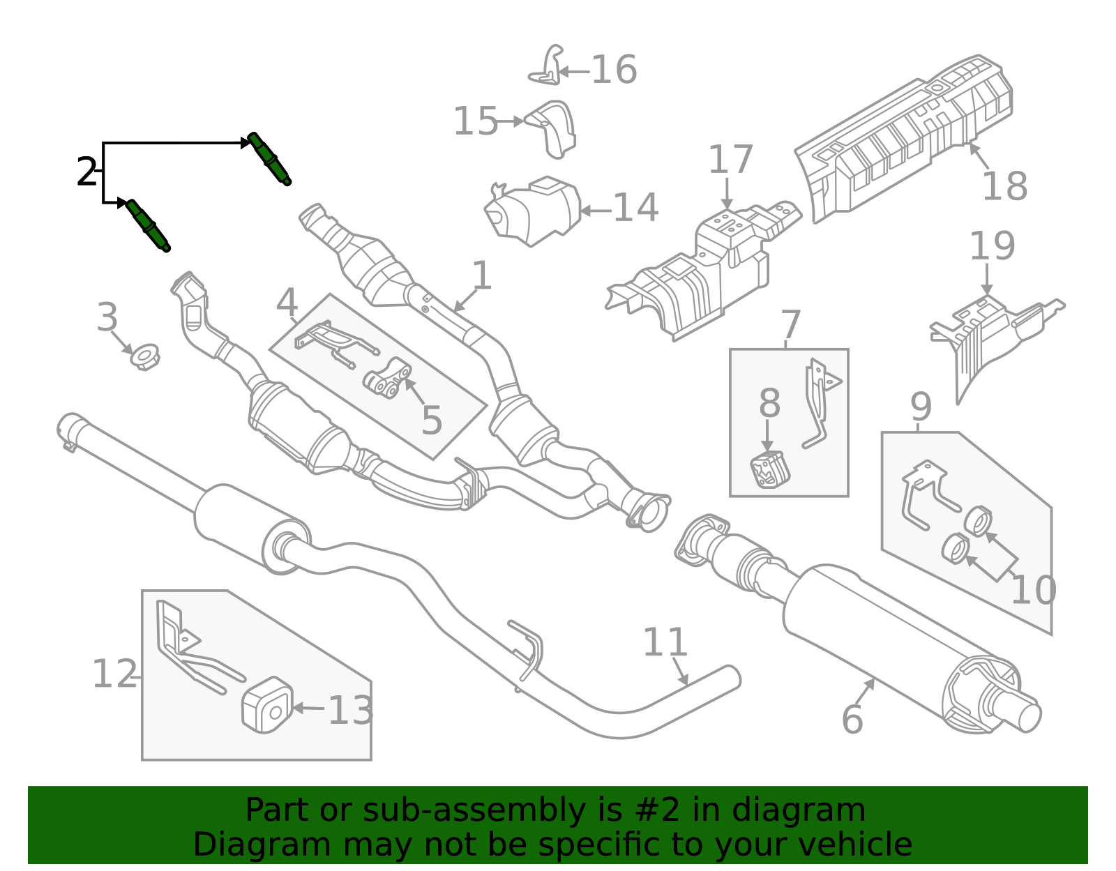 W720627-S900 - Catalytic Converter Stud 2020-2024 Ford | Ford Parts Direct