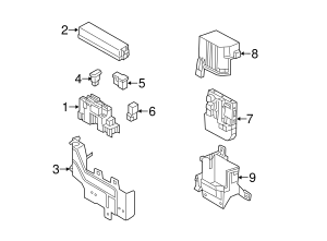 2013-2021 Nissan NV200 IPDM Integrated Power Control Module 284B7-4AJ0A ...
