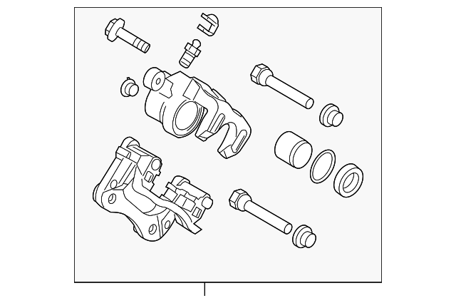 2014-2016 Kia Optima Caliper 58310-3ZA00 | OEM Parts Online