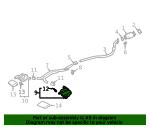 2017-2020 Porsche Macan Rear Muffler 95B-253-612-DY | Porsche ...