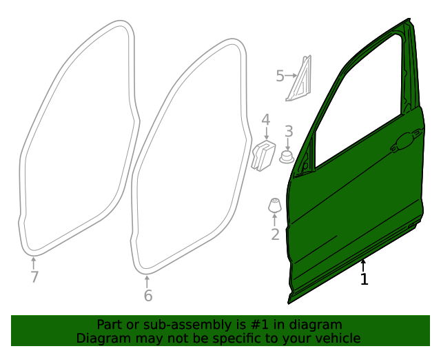Genuine BMW 41-00-7-364-789 | Door Shell | FREE Shipping on Most Orders ...