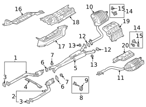 2017-2022 Genesis G90 Heat Shield 28793-D2000 | OEM Parts Online