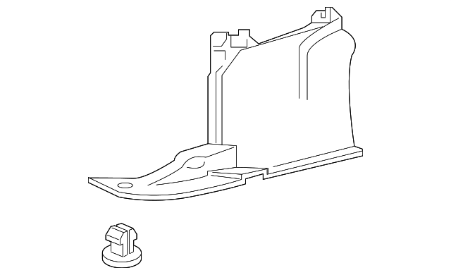 51444-02100 - Radiator Support Splash Shield 2019-2023 Toyota | Longo ...