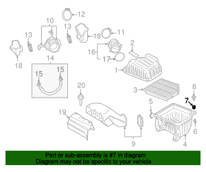 2006-2016 Hyundai Air Cleaner Body Insulator 28160-3K200 | OEM Parts Online