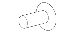 2020-2022 Toyota GR Supra Side Duct Clip 90118-WA183 | OEM Parts Online