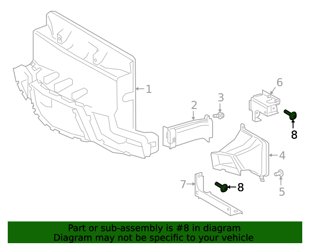 90118-WA250 - Side Duct Screw - 2020-2023 Toyota GR Supra | OEM Genuine ...