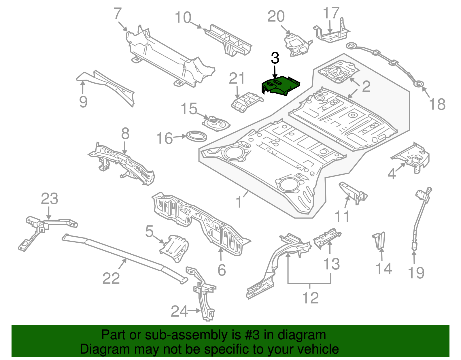 74530-CD000 - Floor Side 2003-2025 Nissan | Nissan Parts & Accessories Online