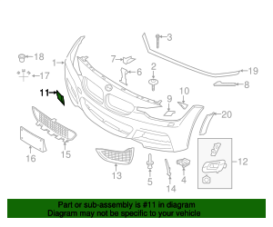 51-11-8-063-105 - Tow Eye Cap 2015-2020 BMW | AutoNationParts.com
