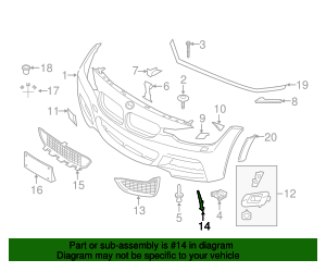 51118056600 - 2015-2020 BMW Trim Bezel (51-11-8-056-600) | BMW of South ...