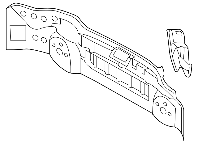 41003427185 - 2006-2008 BMW Z4 Panel Below Lid (41-00-3-427-185) | BMW ...