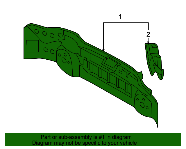 41003427185 - 2006-2008 BMW Z4 Panel Below Lid (41-00-3-427-185) | BMW ...