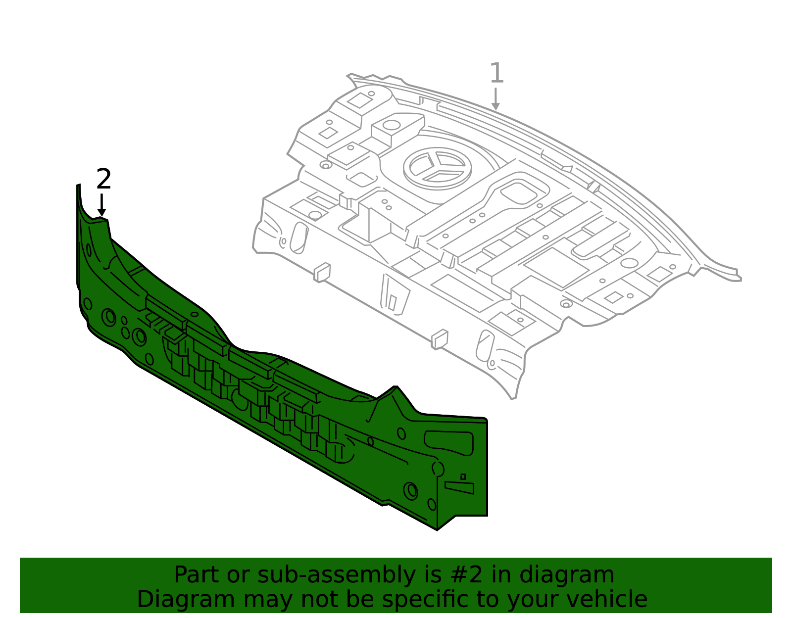 2020-2024 Kia Forte Rear Body Panel 69100-M7001 | Kia Automotive Parts