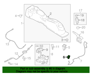 2015-2019 Nissan Audio Auxiliary Jack 28023-9KF1A | OEM Parts Online