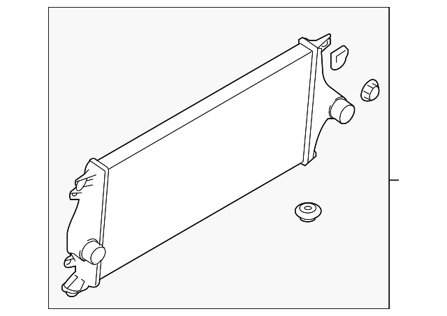 14461-EZ40B - Inter-Cooler - 2016-2019 Nissan TITAN XD | Nissan OEM ...