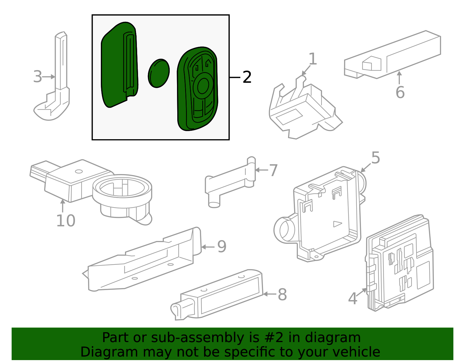 13547675 - Keyless Entry Transmitter 2020-2025 Buick | GMPartsNow