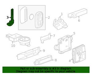13523211 - Key 2019-2024 Buick | OEM Pro Parts