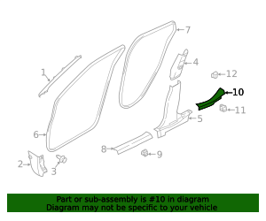 2018-2024 Nissan Kicks Rear Sill Plate 769E8-5RL0A | Nissan Parts ...