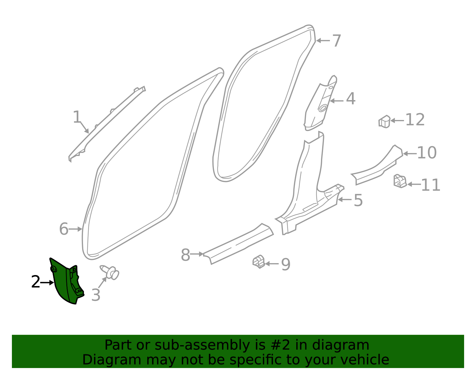 2018-2025 Nissan Cowl Trim 66901-5RB0A | My Nissan Part
