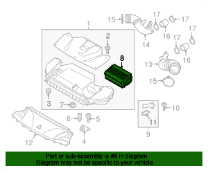 13-71-7-850-056 - Air Filter - 2015-2019 BMW | Buy BMW Parts Now