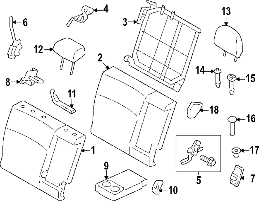 2024 Subaru Crosstrek | 2024 Subaru Crosstrek - Headrest, Outer ...