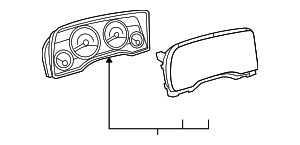 2014-2017 Jeep Instrument Cluster 68233455AE | TascaParts.com