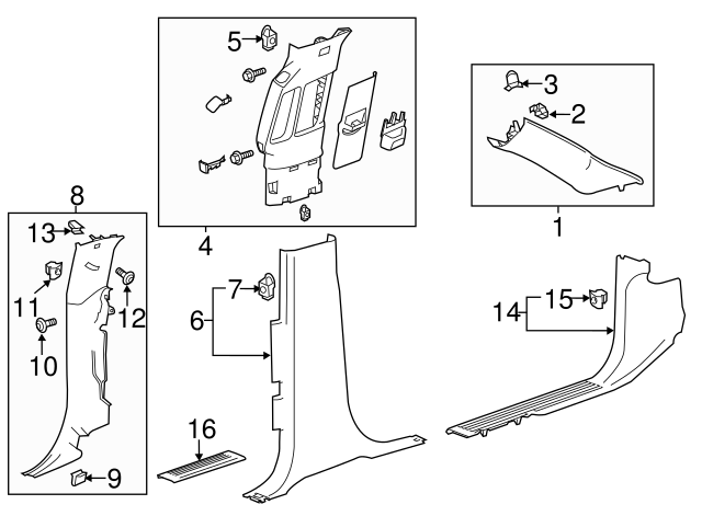 2012-2024 GM Multi-Purpose Clip 11611805 | TascaParts.com