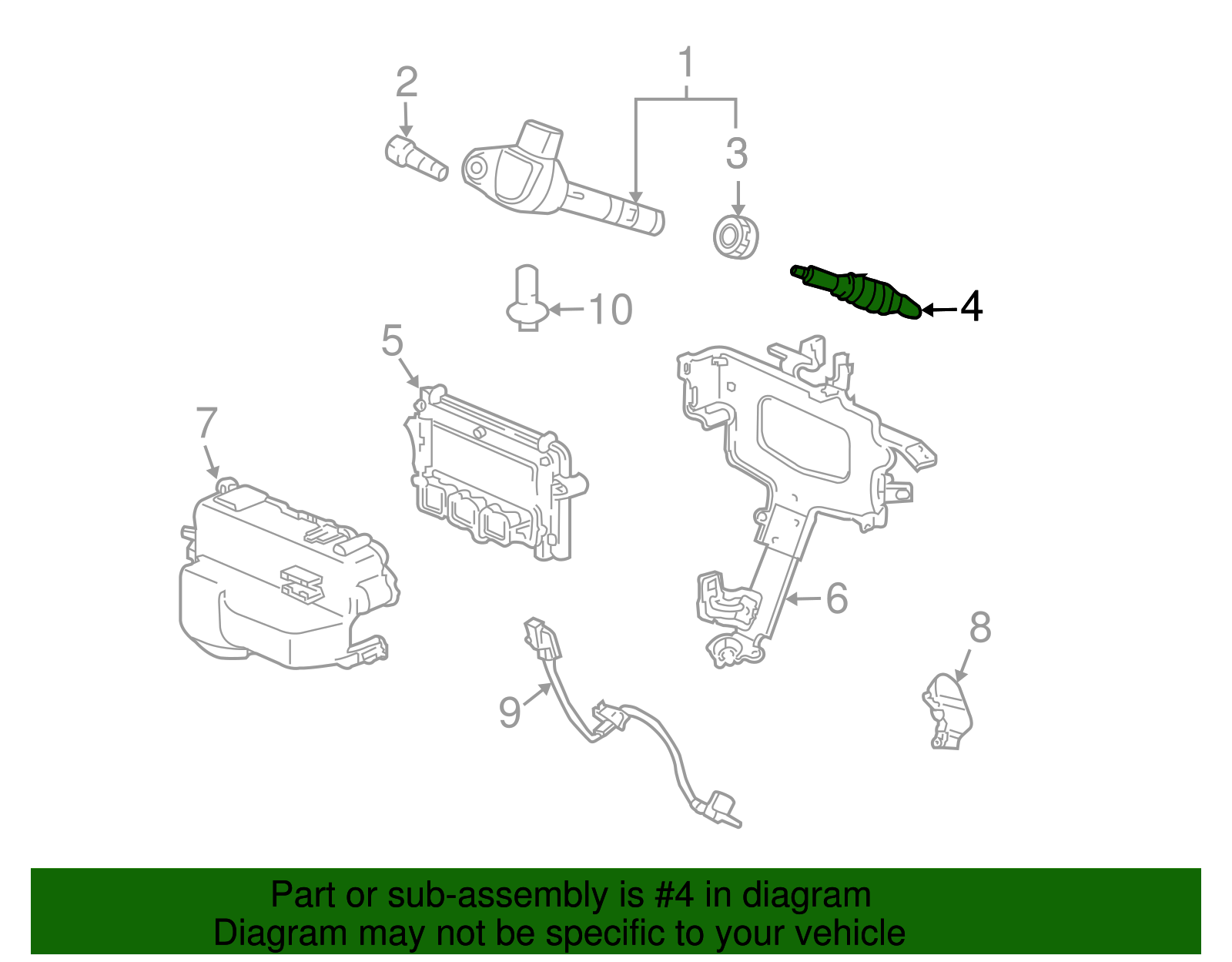 12290-R70-A01 - 2008-2017 Honda - Spark Plug (ILZKR7B11) (Ngk ...