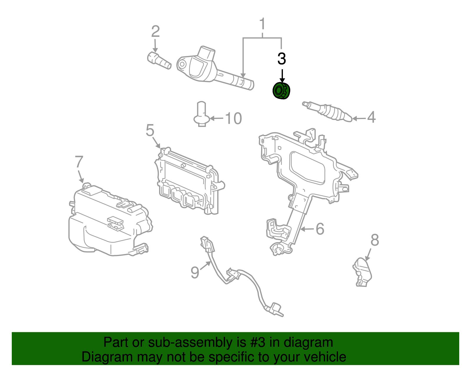 30522-PFB-007 - Coil Seal 2000-2015 Honda | Honda Parts Online