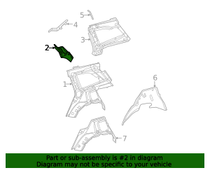 167-630-83-01 - Body D-Pillar 2020-2023 Mercedes-Benz | AutoNationParts.com