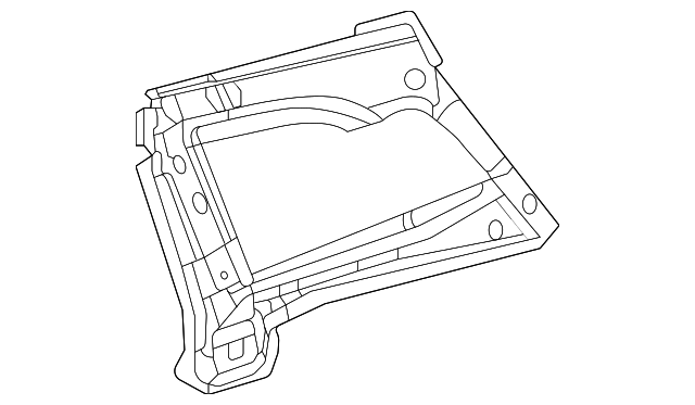 167-630-77-03 - Quarter Panel Reinforcement 2020 Mercedes-Benz ...