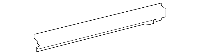 OEM 2008-2013 Toyota Highlander Rocker Panel Reinforcement Part # 61401 ...
