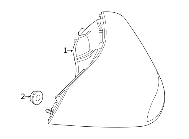 167-906-61-07 - Tail Light Assembly 2021-2023 Mercedes-Benz ...