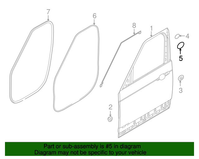 Genuine OEM Door Shell Tape Part# LR086056 Fits 2017-2020 Land Rover ...